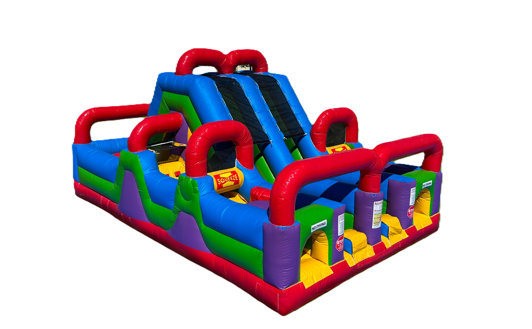 A & B ~ Cheap Water Slide Rentals Oahu, Rent Hawaii Obsticle Course